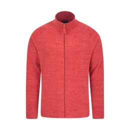 Mountain Warehouse - "Snowdon II" Fleecejacke Durchgehender Rei&szlig;verschluss f&uuml;r Herren (Rot)