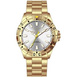 Invicta Specialty 69031 Herrenuhr - Quarzwerk - Metall mit wei&szlig;em Zifferblatt - 42 mm