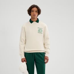 Ellesse - "Club Di Corsa" Sweatshirt f&uuml;r Herren (Naturwei&szlig;)