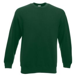 Fruit of the Loom Herren Classic 80/20 Set-in Sweatshirt (flaschengr&uuml;n)