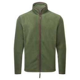 Premier Mens Artisan Fleece-Jacke (Moosgr&uuml;n/Braun)
