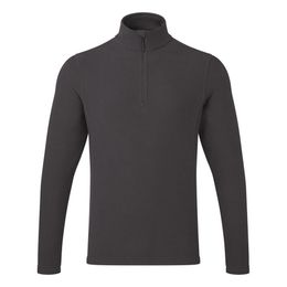 Premier Unisex Erwachsene Recyclight Quarter Zip Fleece Top (dunkelgrau)