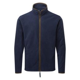Premier Herren Artisan Fleece-Jacke (Marine/Braun)