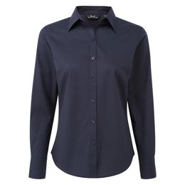 Premier - Hemd f&uuml;r Damen Lang&auml;rmlig (Marineblau)