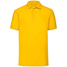 Fruit of the Loom - "65/35" Poloshirt f&uuml;r Herren (Sonnenblume)