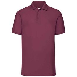 Fruit of the Loom - "65/35" Poloshirt f&uuml;r Herren (Burgunderrot)