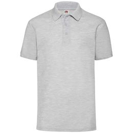 Fruit of the Loom - "65/35" Poloshirt f&uuml;r Herren (Grau meliert)