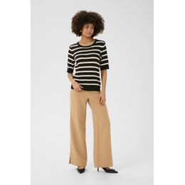 Culture Strickpullover CUmesa Relaxed fit black offwhite