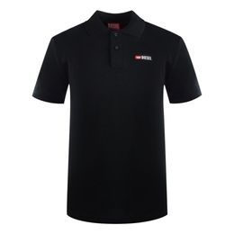 Diesel T-Smith-D Schwarzes Poloshirt