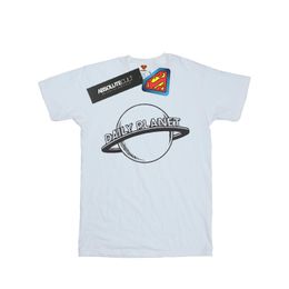 DC COMICS - "Daily Planet" T-Shirt f&uuml;r Herren (Wei&szlig;)