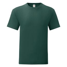 Fruit of the Loom Herren Iconic T-Shirt (5er Pack) (Waldgr&uuml;n)