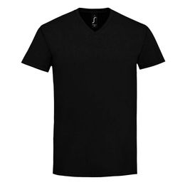 SOLS - "Imperial" T-Shirt V-Ausschnitt f&uuml;r Herren (Schwarz)