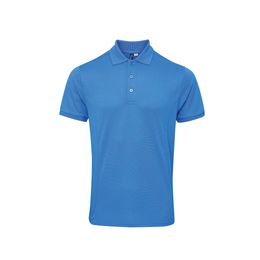 Premier Mens Coolchecker Plus Pique Polo mit CoolPlus (Sapphire)