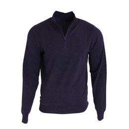 Premier Herren 1/4 Zip Strick Sweater (Marineblau)
