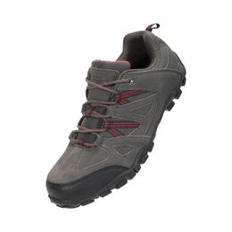 Mountain Warehouse Herren Outdoor III Wildleder Wanderschuhe (Dunkelgrau)