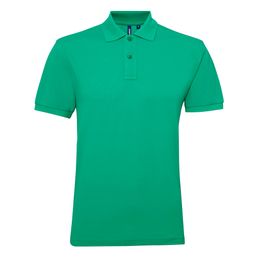Asquith & Fox Herren Kurzarm Performance Blend Polo Shirt (Kelly)