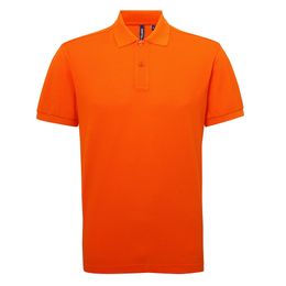 Asquith & Fox Herren Kurzarm Performance Blend Polo Shirt (Orange)