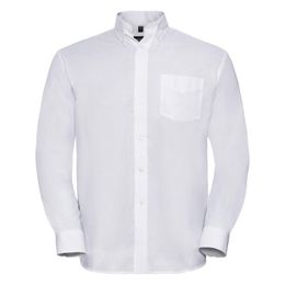 Russel Athletic Russell Collection - Hemd Pflegeleicht f&uuml;r Herren Lang&auml;rmlig (Wei&szlig;)