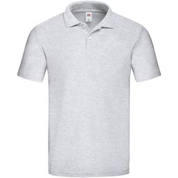 Fruit of the Loom - "Original" Poloshirt f&uuml;r Herren (Grau meliert)