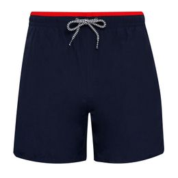 Asquith & Fox Herren-Badeshorts (Marine/Rot)