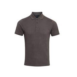 Premier Mens Coolchecker Plus Pique Polo mit CoolPlus (Dunkelgrau)