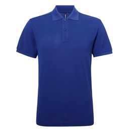 Asquith & Fox Herren Kurzarm Performance Blend Polo Shirt (Sapphire)