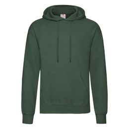 Fruit of the Loom Unisex Erwachsene Klassisches Sweatshirt mit Kapuze (flaschengr&uuml;n)