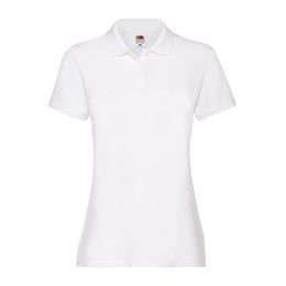 Fruit of the Loom - "Premium 170" Poloshirt f&uuml;r Herren/Damen Unisex (Wei&szlig;)