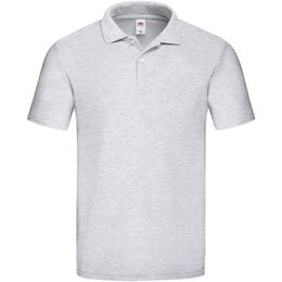 Fruit of the Loom - "Original" Poloshirt f&uuml;r Herren (Grau meliert)