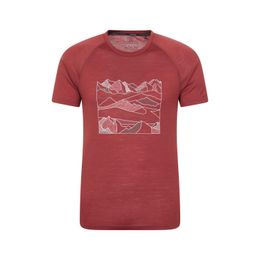 Mountain Warehouse - "Quest" Thermo-Top f&uuml;r Herren (Burgunderrot)