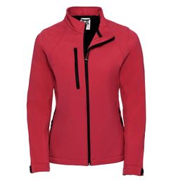 Russel Athletic Russell - Softshelljacke f&uuml;r Damen (Rot)