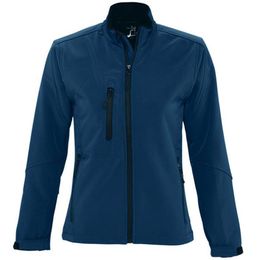 SOLS Womens/Ladies Roxy Soft Shell Jacket (atmungsaktiv, winddicht und wasserabweisend) (Abyss Blue)