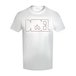 Diesel - T-Shirt f&uuml;r Herren/Damen Unisex (Leuchtend Wei&szlig;)