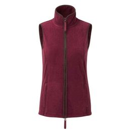 Premier Womens/Ladies Artisan Fleece-Weste (Burgund/Braun)
