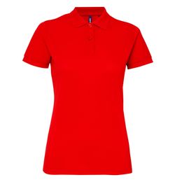 Asquith & Fox - Polo-Shirt mit kurzen &Auml;rmeln - Damen (Rot)