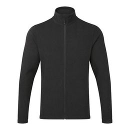 Premier Mens Recyclight Microfleece Full Zip Jacke (Schwarz)