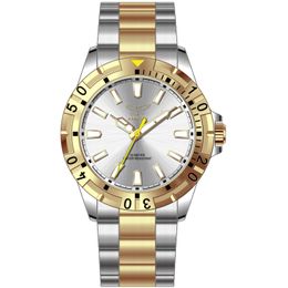 Invicta Specialty 69036 Herrenuhr - Quarzwerk - Metall mit silbernem Zifferblatt - 42 mm