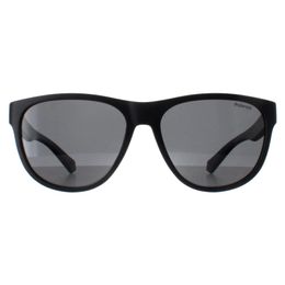 Polaroid PLD 2156/S 003 M9 mattschwarz grau polarisierte Sonnenbrille