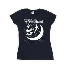 Disney - "Peter Pan Take Me To Neverland" T-Shirt f&uuml;r Damen (Marineblau)