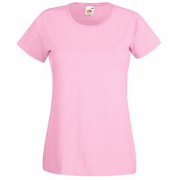 Fruit of the Loom - T-Shirts mit kurzen &Auml;rmeln - Damen (Hellrosa)