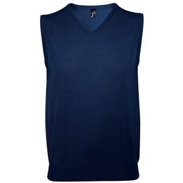 SOLS Mens Sleeveless V Neck Sweater Vest (Marine)
