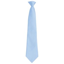 Premier - "Colours Fashion" Krawatte Zum Anklemmen f&uuml;r Herren/Damen Unisex (Mittelblau)