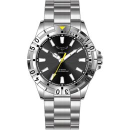 Invicta Specialty 69040 Herrenuhr - Quarzwerk - Metall mit schwarzem Zifferblatt - 42 mm