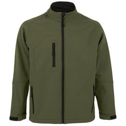 SOLS Mens Relax Soft Shell Jacket (atmungsaktiv, winddicht und wasserabweisend) (Dunkelgr&uuml;n)
