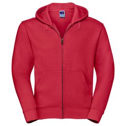 Russel Athletic Russell - "Authentic" Hoodie mit durchgehendem Rei&szlig;verschluss f&uuml;r Herren (Rot)