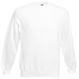 Fruit of the Loom - "Classic 80/20" Sweatshirt f&uuml;r Herren (Wei&szlig;)