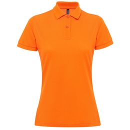 Asquith & Fox - Polo-Shirt mit kurzen &Auml;rmeln - Damen (Orange)