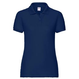Fruit of the Loom - Poloshirt f&uuml;r Damen (Marineblau)