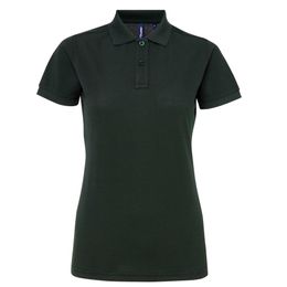 Asquith & Fox - Polo-Shirt mit kurzen &Auml;rmeln - Damen (Flaschengr&uuml;n)