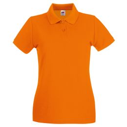 Fruit of the Loom - "Premium" Poloshirt f&uuml;r Damen (Orange)